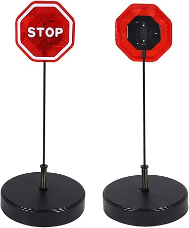 Amazon.com: LED Flashing Stop Sign, Garage Port Parking Sensor with ...
