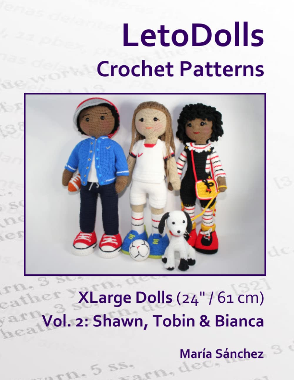 Amazon.com: LetoDolls Crochet Patterns XLarge Dolls (24" / 61 cm) Vol ...