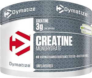 Dymatize Creatine Monohydrate Unflavored Powder 300g - 100% Creapure ...