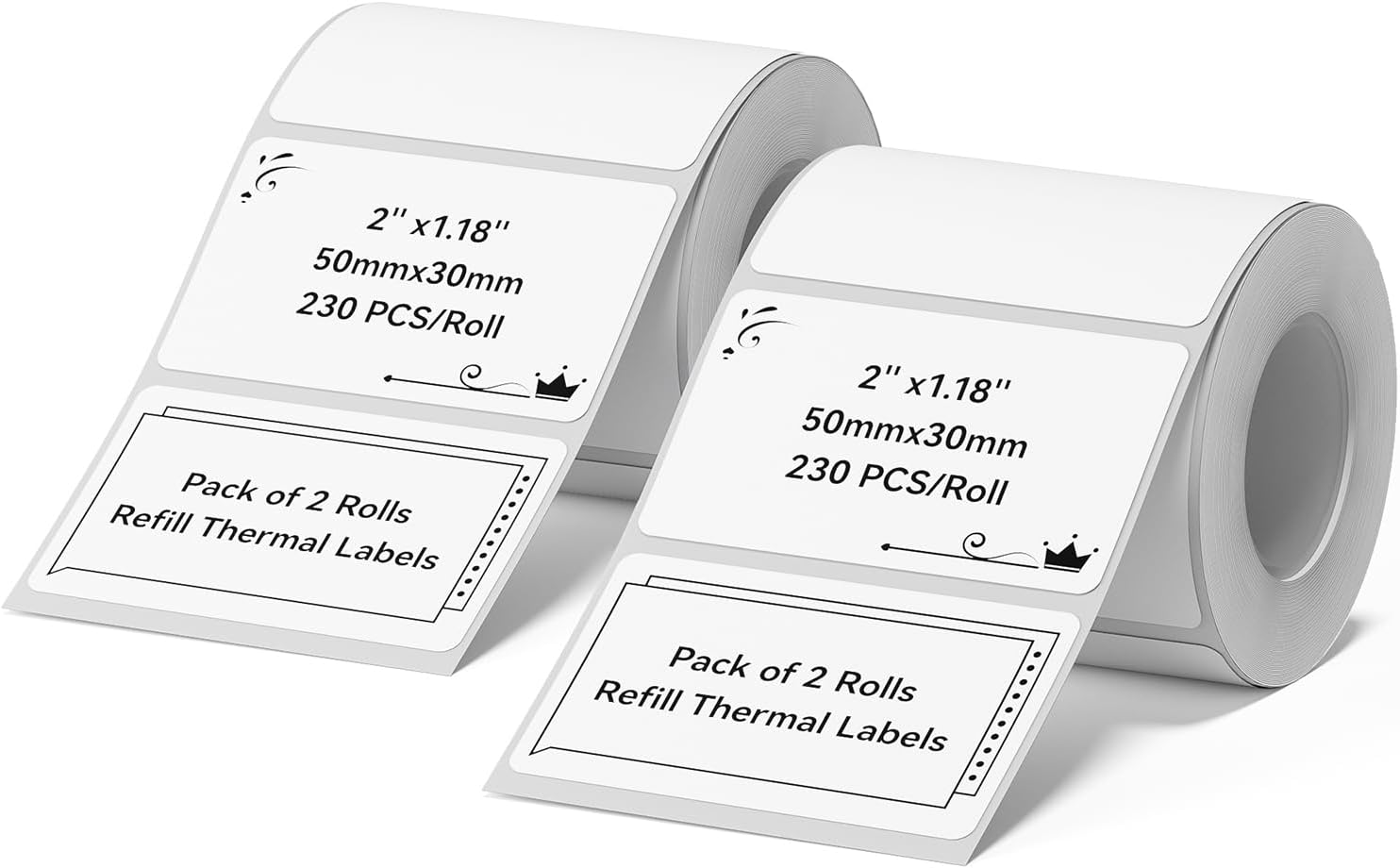 Amazon.com : NIIMBOT Label Maker Tape White Label Print Paper ...
