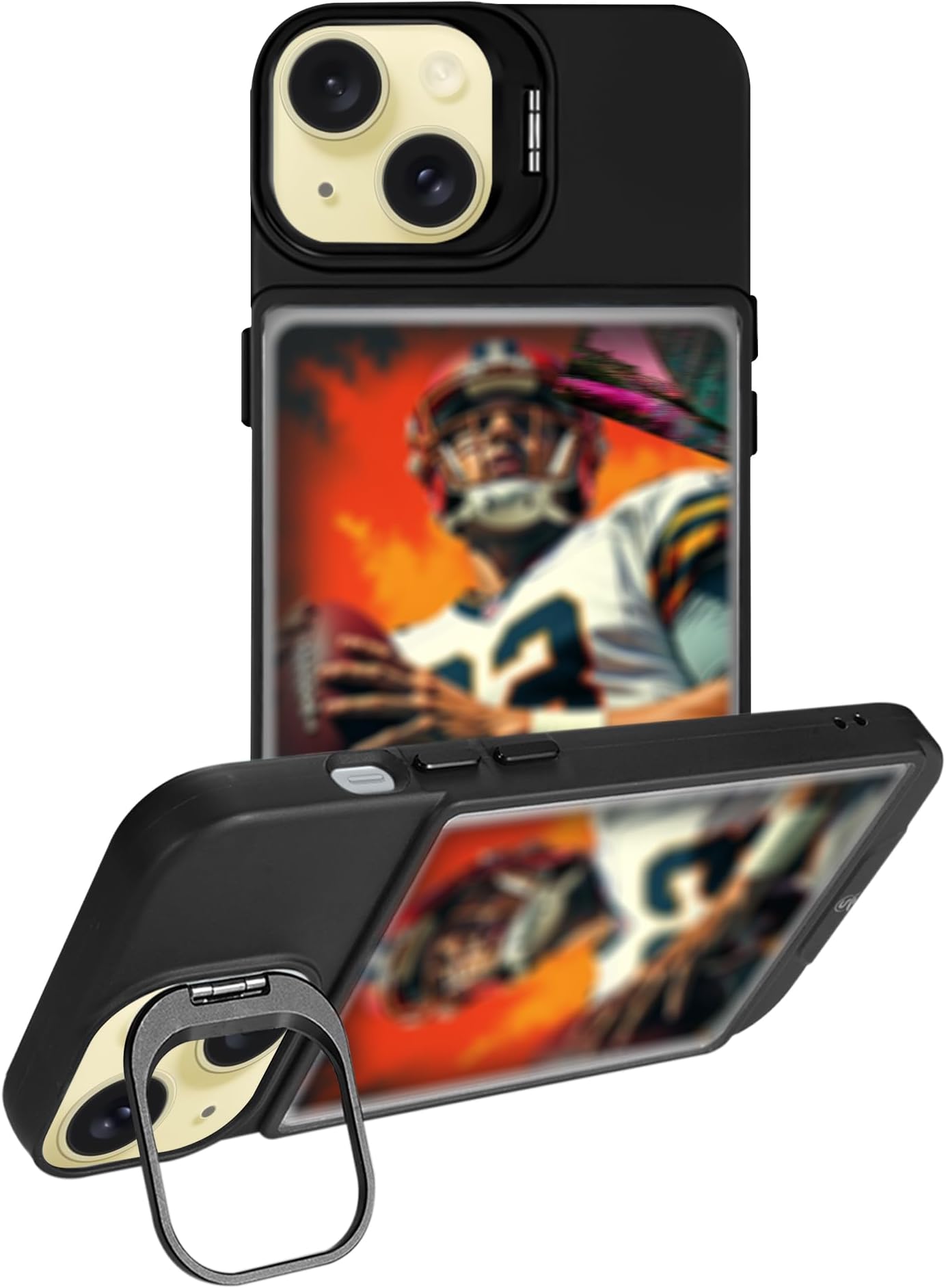 Amazon.com: TopDeck Card/Photo Display Phone Case for iPhone 15 - Black ...