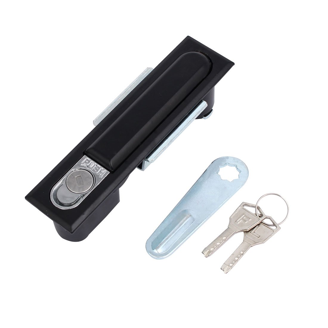 uxcell 142mm Length Metal Push-up Locking Plane Lock Black for Electric ...