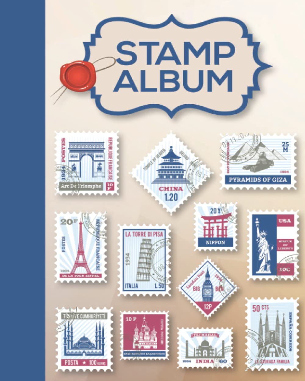 Stamp Album: Professional Stamp Collecting Album For Stamp Collectors ...