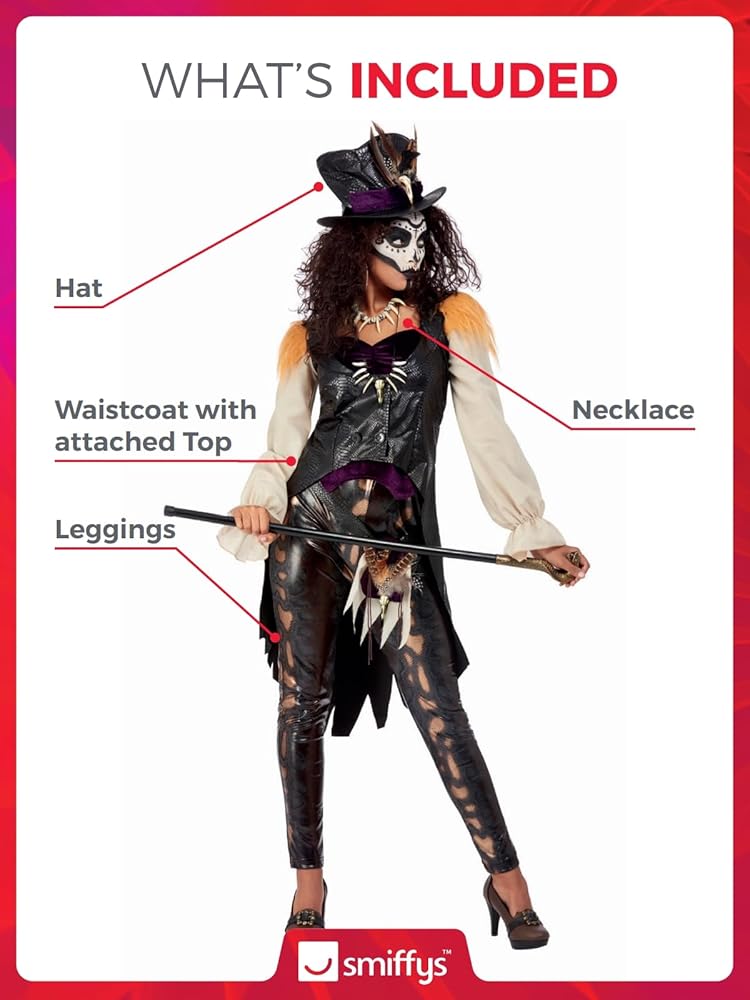 Voodoo Halloween Costume Voodoo Witch Doctor" Scary Evil Mask