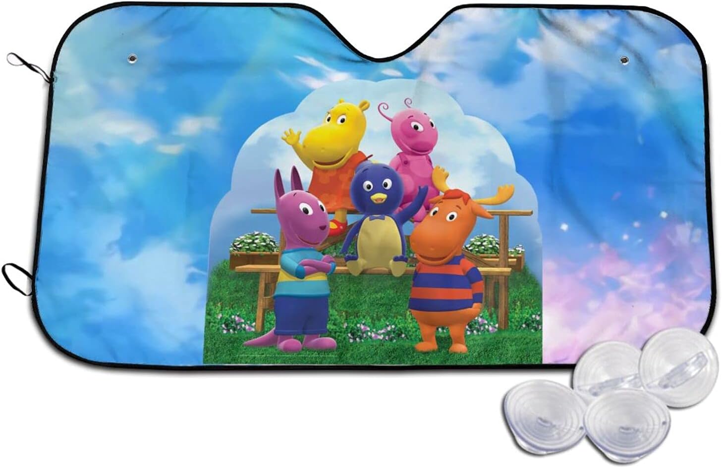 Amazon.com: BDCJEDRJHND The Backyardigans Foldable Windshield Sunshade ...