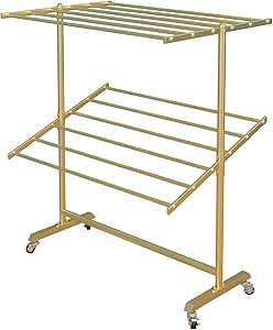 Amazon.com: Floor Standing Scarf Display Stand, Metal Liftable ...