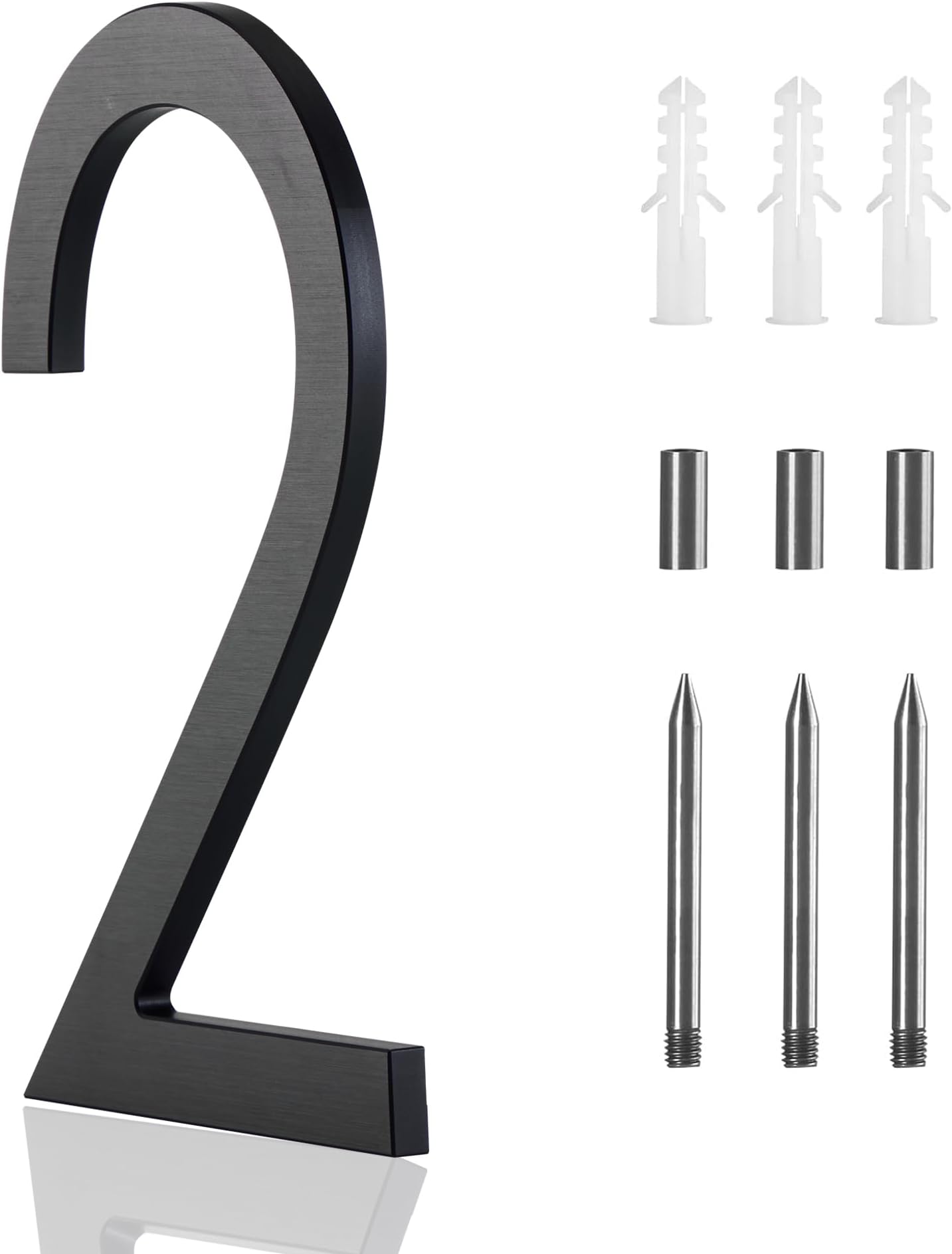 Amazon.com: 8 Inch Large house Numbers for Outside Modern Metal, Black ...
