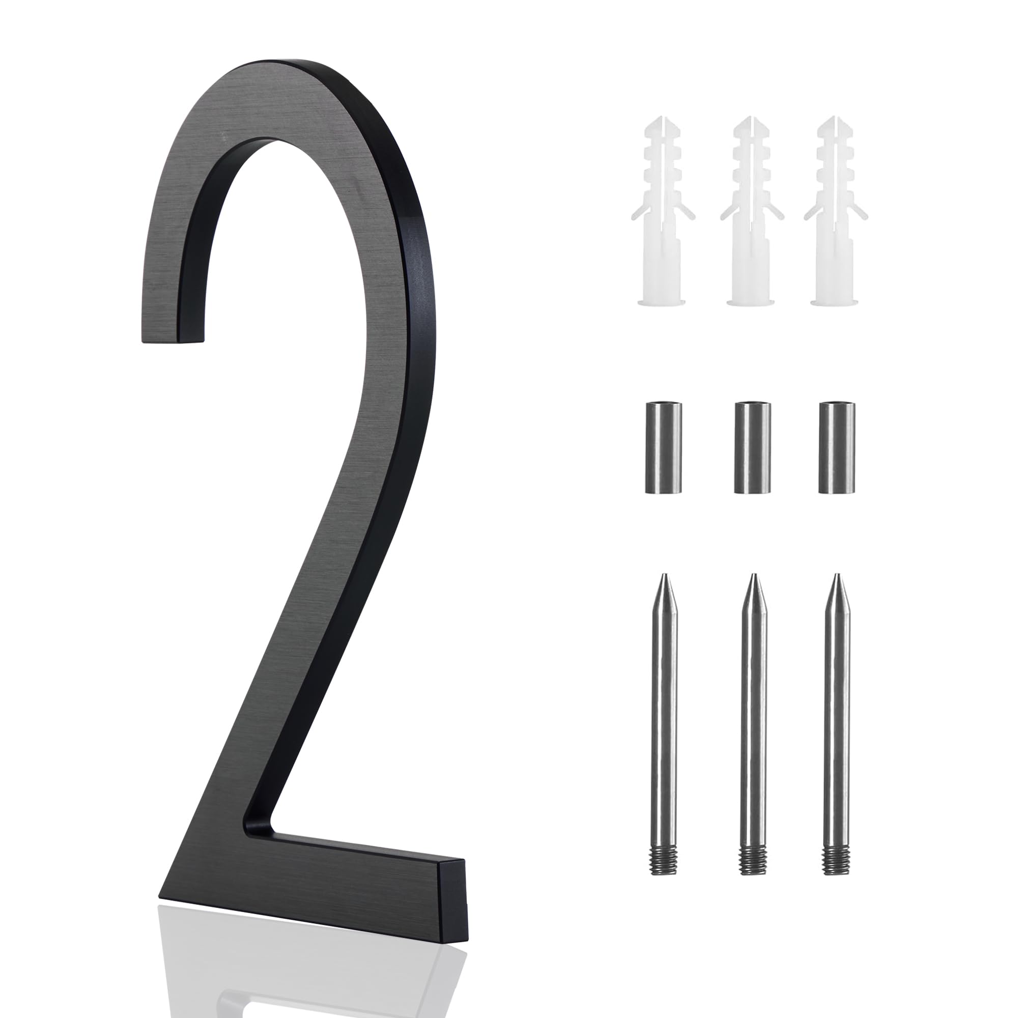 Amazon.com: 8 Inch Large house Numbers for Outside Modern,Metal House ...