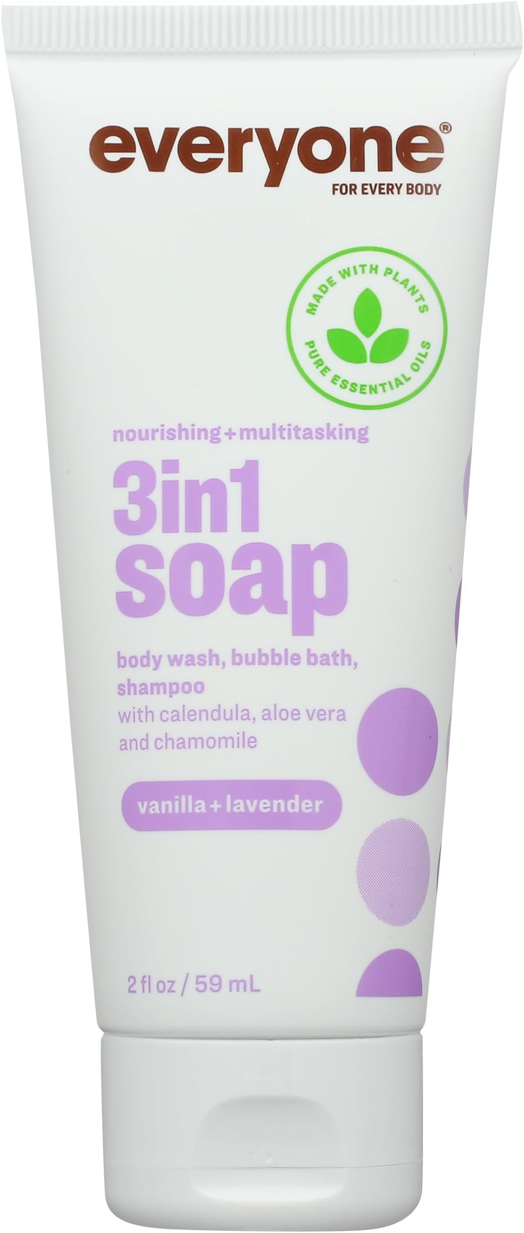 Amazon.com: Everyone for Every Body 3-in-1 Soap Travel Size, Body Wash ...