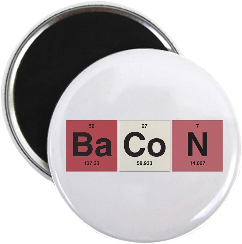 Amazon.com: 2.25 Inch Magnet Bacon Periodic Table of Elements : Home ...