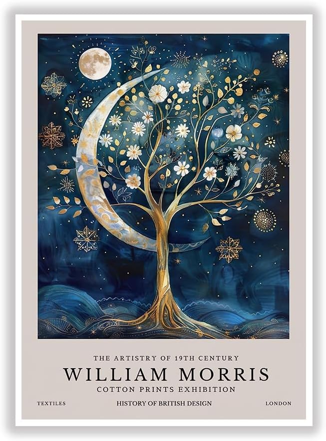 Amazon.com: William Morris Print William Morris Exhibition Print ...