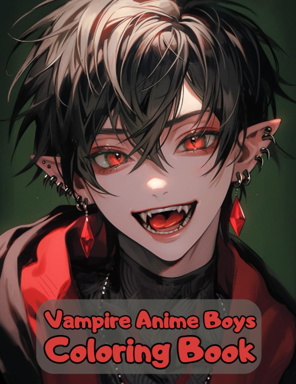 Amazon.com: Vampire Anime Boys Coloring Book: Cool Vampire Boys to ...