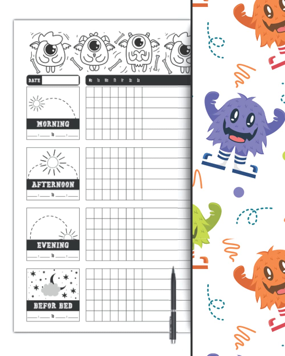 Daily Routine Planner: Morning, Afternoon, Evening, and Before Bed ...