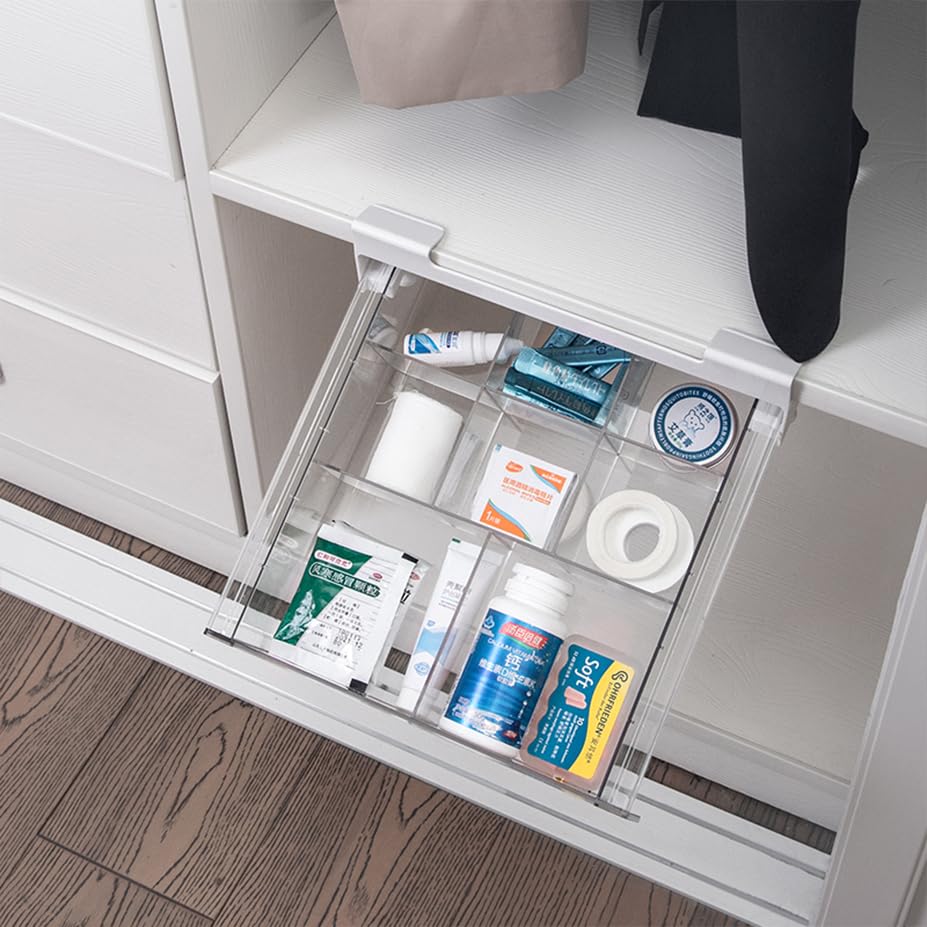 Snapklik.com : Vacane Refrigerator Organizer Drawer, Clear Under Shelf ...