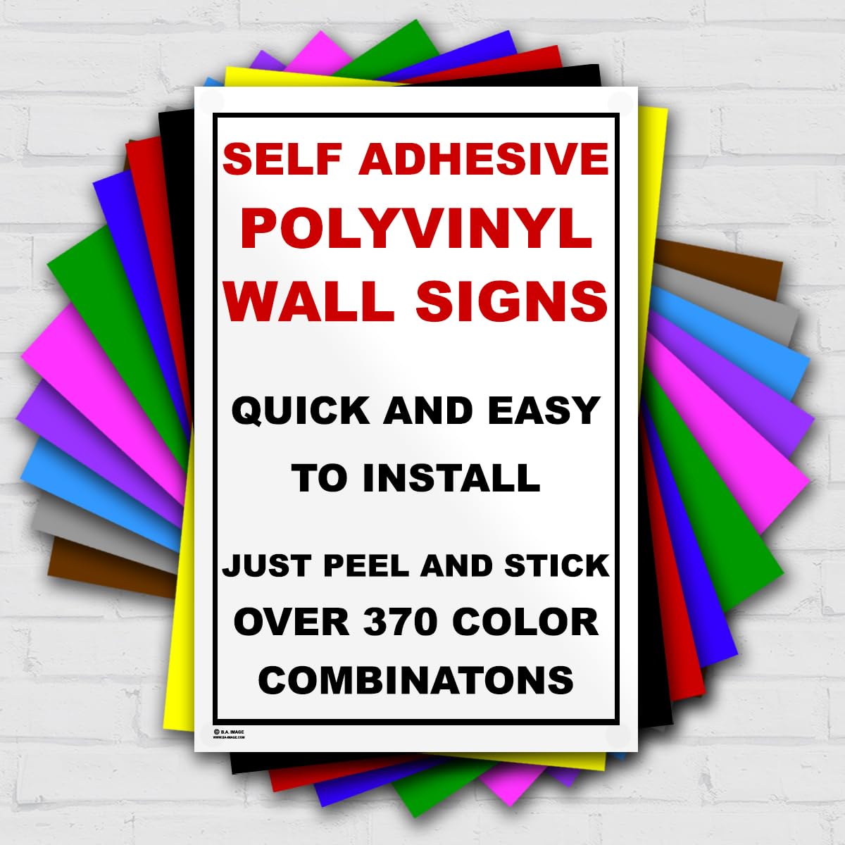 Amazon.com: Personalized custom Poly Vinyl Wall Sign. Easy to install ...