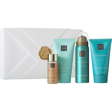 RITUALS Karma Soothing Gift Set - Foaming Shower Gel, Body Scrub, Body ...