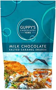 Guppy's Chocolates York | Milk Chocolate Salted Caramel Shards Pouch ...
