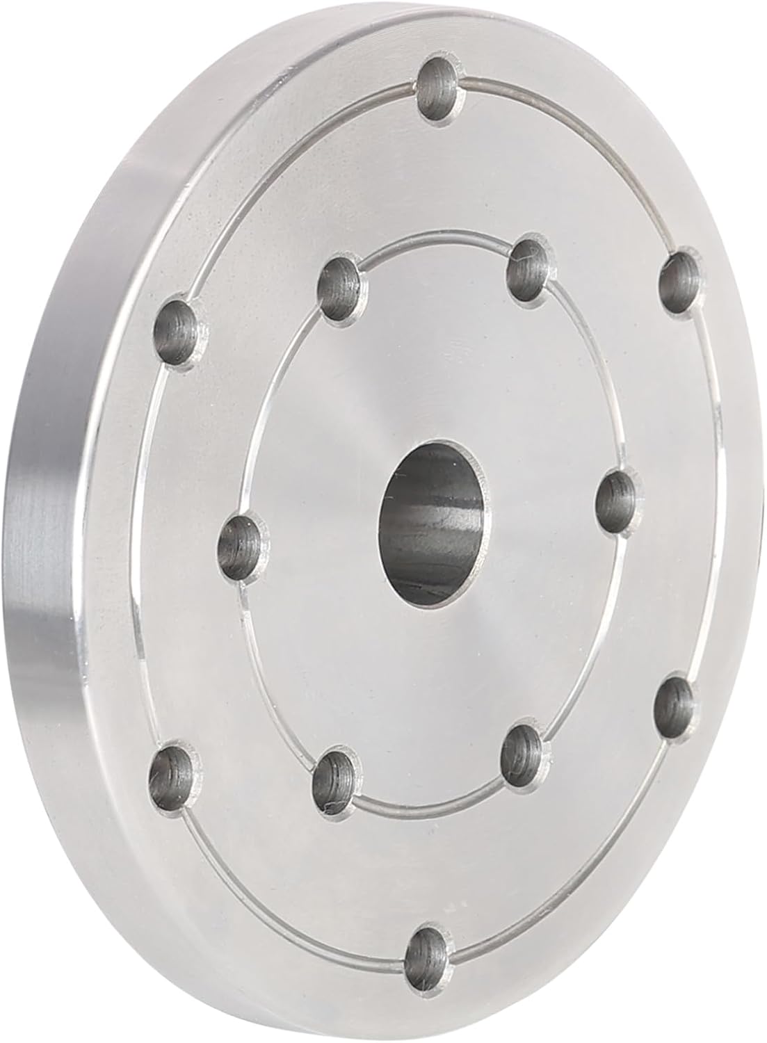 VINWOX 4" Wood Lathe Steel Faceplate, 5/8”Spindle Non-Thread ...