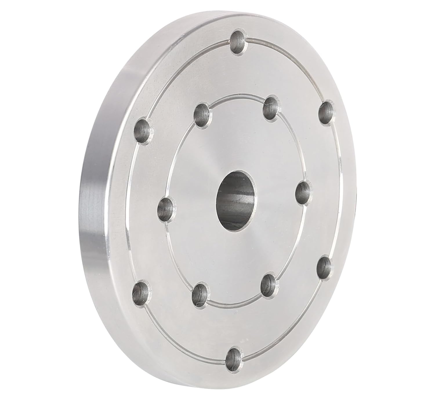 VINWOX 4" Wood Lathe Steel Faceplate, 5/8”Spindle Non-Thread ...
