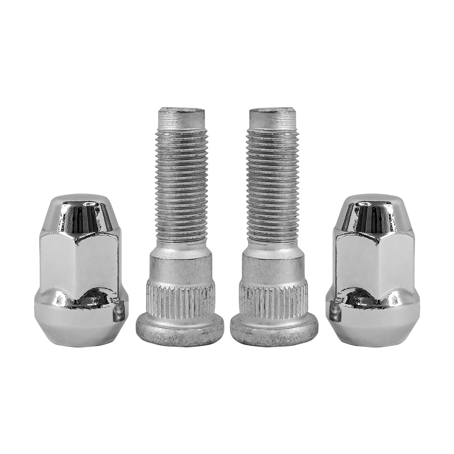 Amazon.com: Mysttoo 4PCS 1/2-20 Chrome Wheel Lug Stud Nut Set 611-122 Compatible with 2002-2018 ...