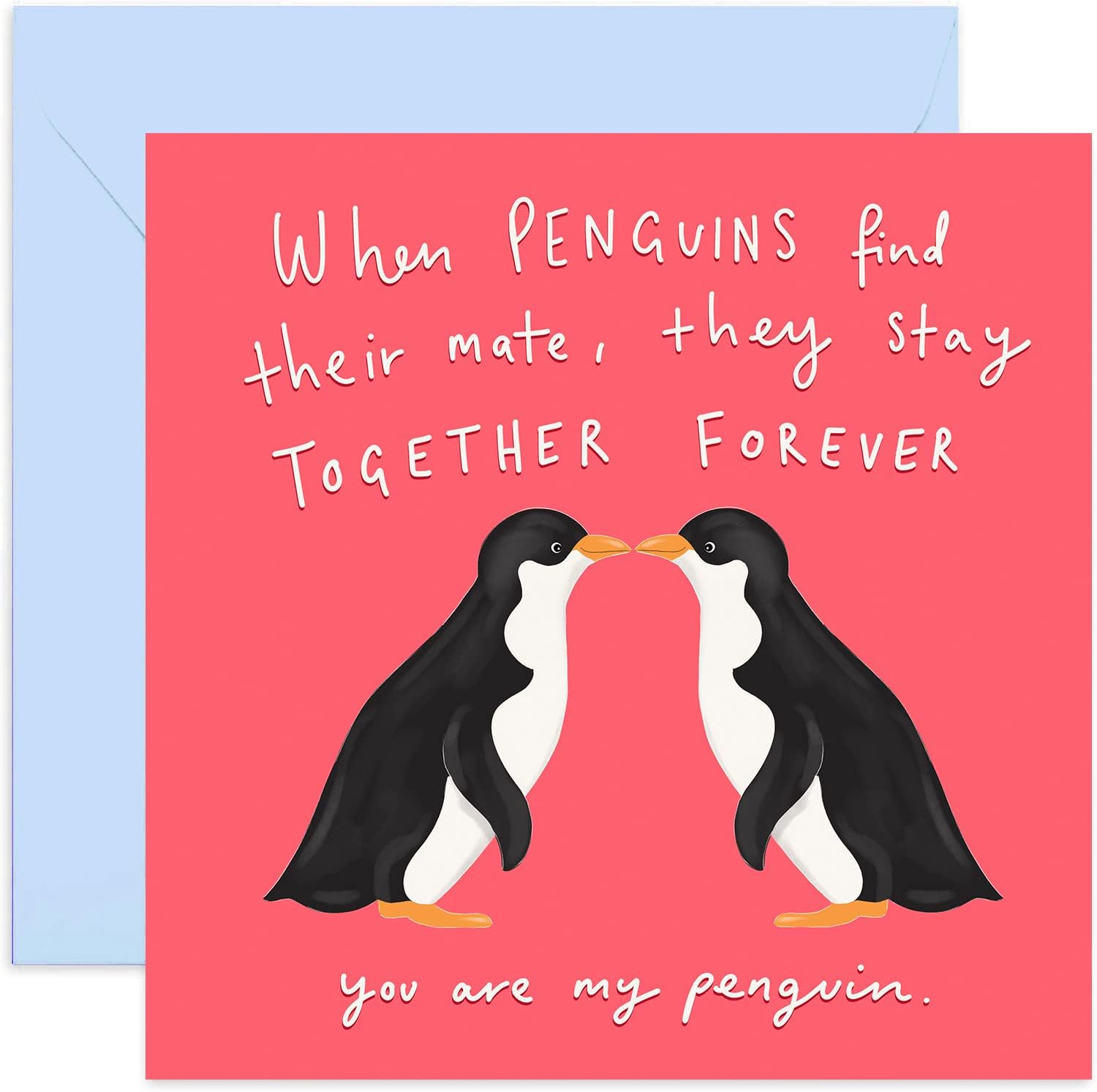 Old English Co. You Are My Penguin Card - Funny Cute Anniversary and ...