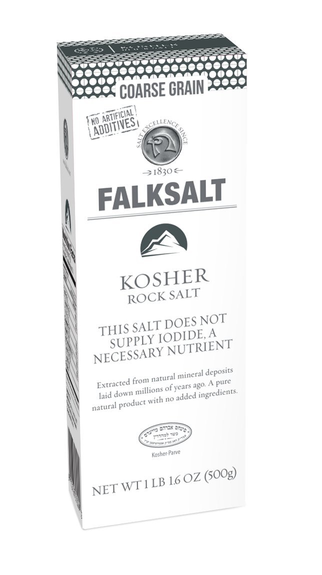 Amazon.com : FALKSALT 1.1lb (Kosher Rock Salt) Great for Grinder ...