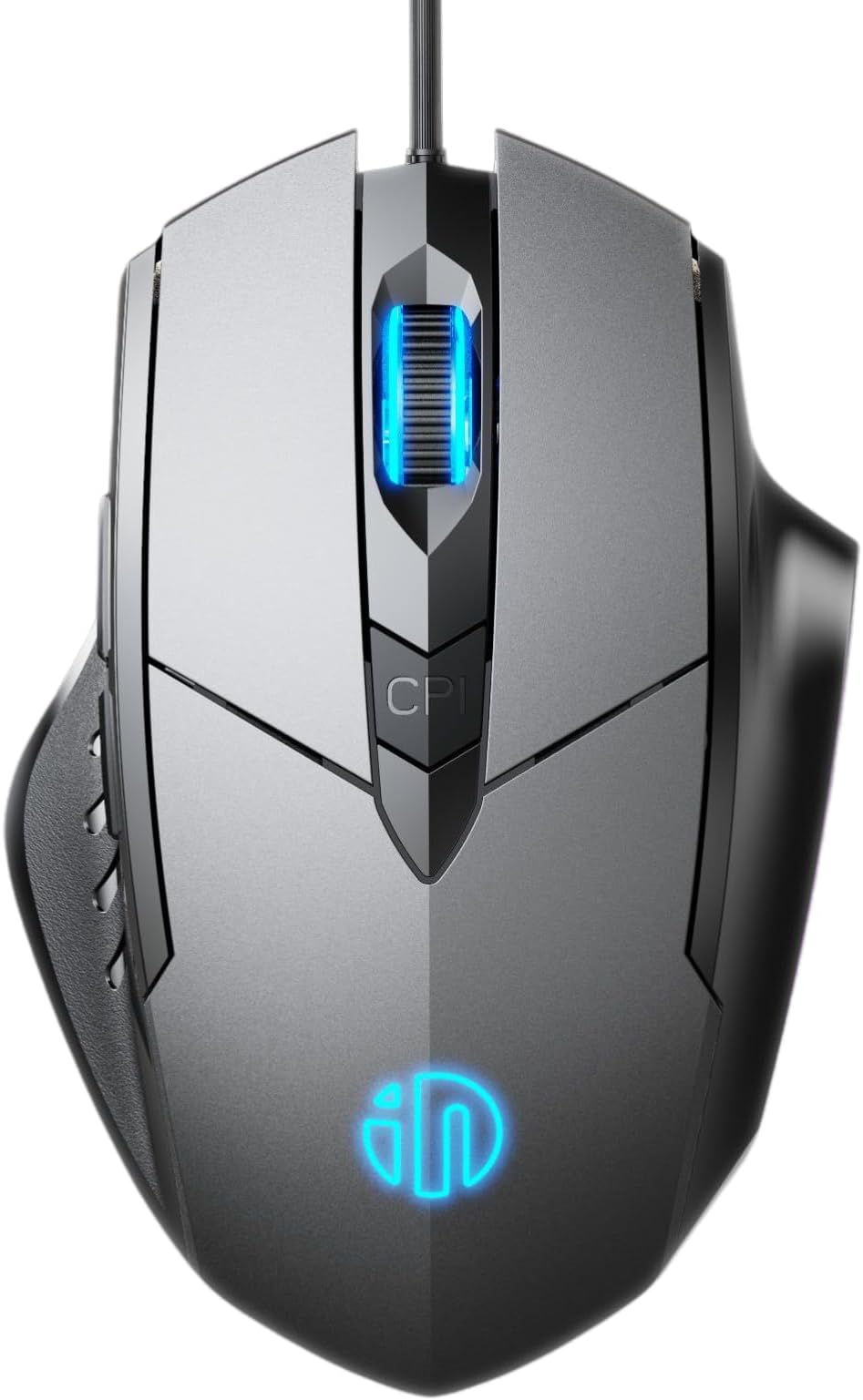 Amazon.com: Wired Mouse, Silent Click, 4800DPI Adjustable and 6 Buttons ...