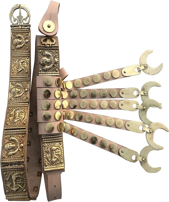 Amazon.com: SHE - WOLF ROMAN CINGULUM BELT | MATERIAL : BRASS COATED ...