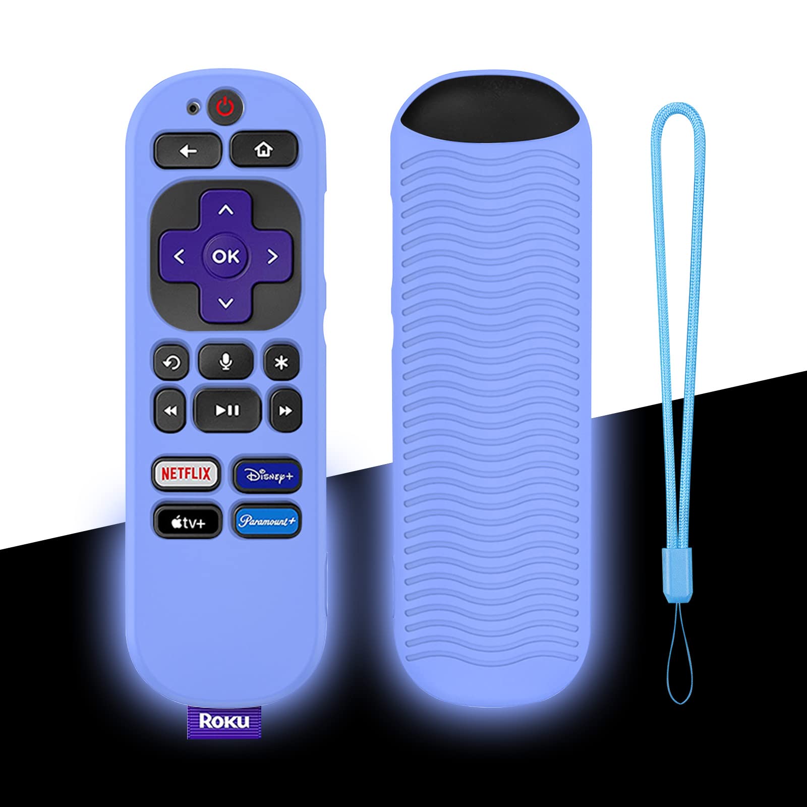 Amazon.com: Glowing Remote Cover for Roku Voice Remote (Official) RCA1R ...