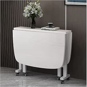 Amazon.com: FAXIOAWA Kitchen Folding Dining Table, Drop Leaf Dining ...