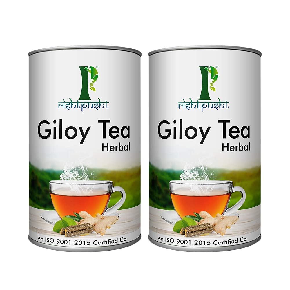 Rishtpusht Pure Ayurvedic Herbs Giloy Green Herbal Tea for Help ...