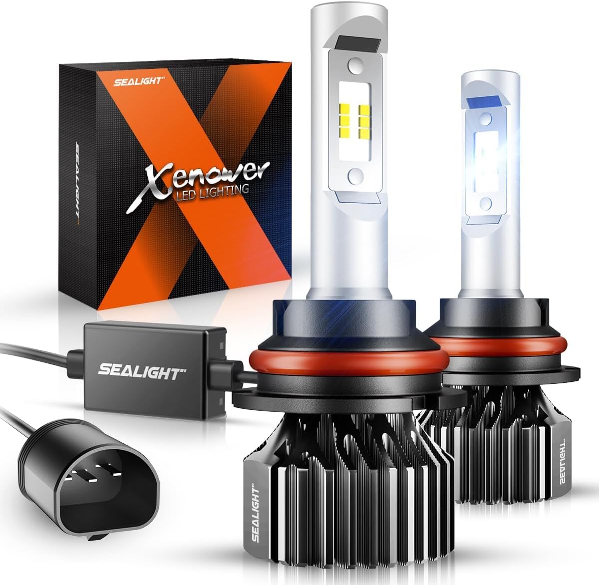 Amazon.com: SEALIGHT 9007 Light Bulb or Fog light, 30,000LM Super ...