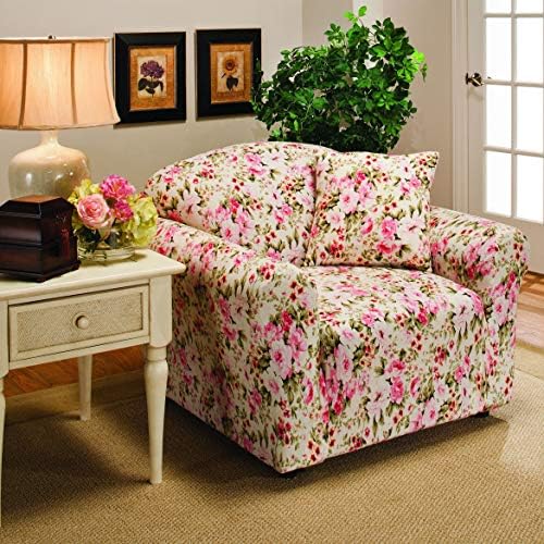 Amazon.com: Madison Jersey Chair Slipcover, Pink : Home & Kitchen