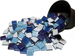 Amazon.com: Smayt Yi 200g Bulk Mosaic Tiles for Crafts Stained Colors ...