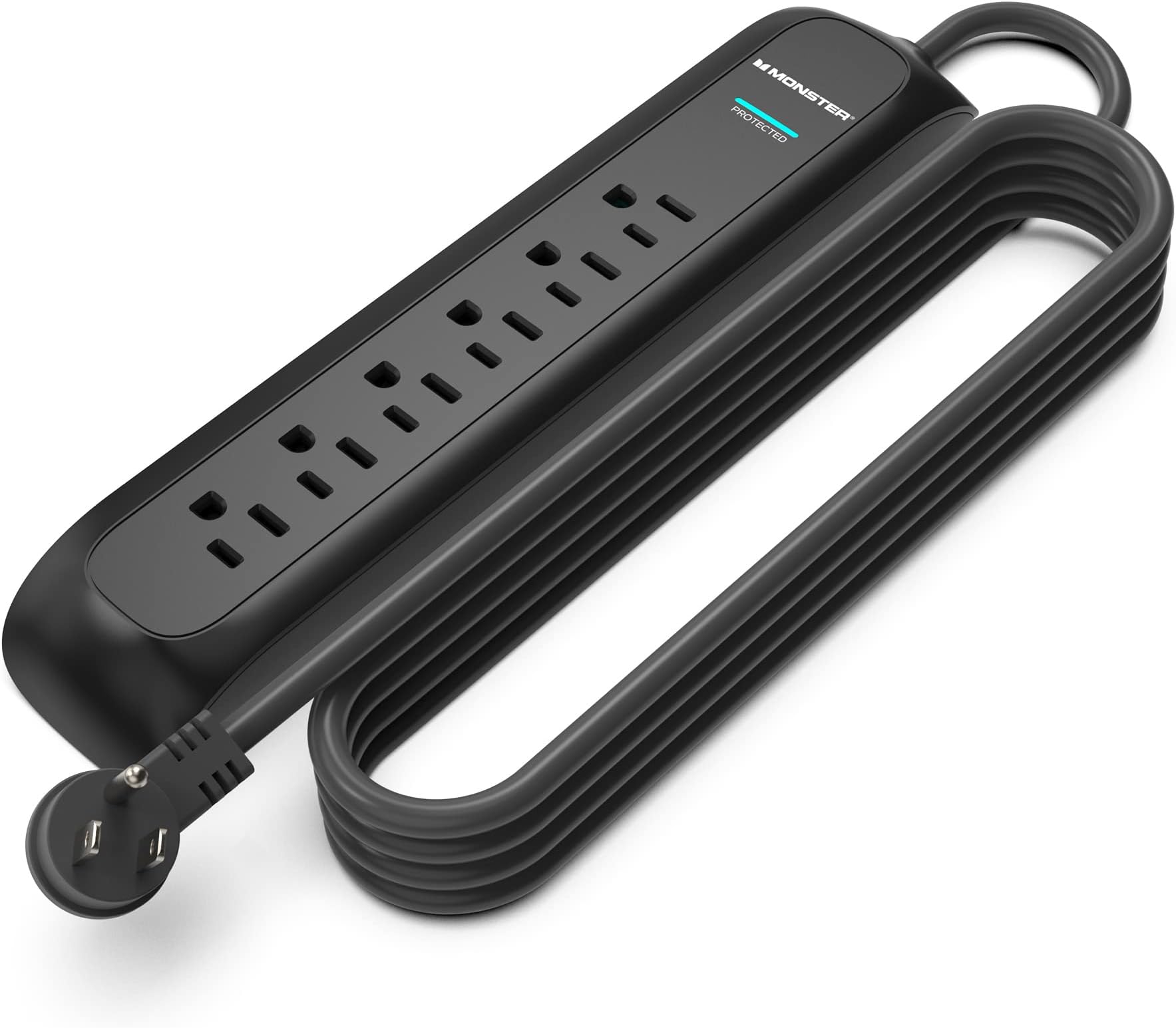 Amazon.com: Monster 15ft Black Power Strip and Tower Surge Protector ...