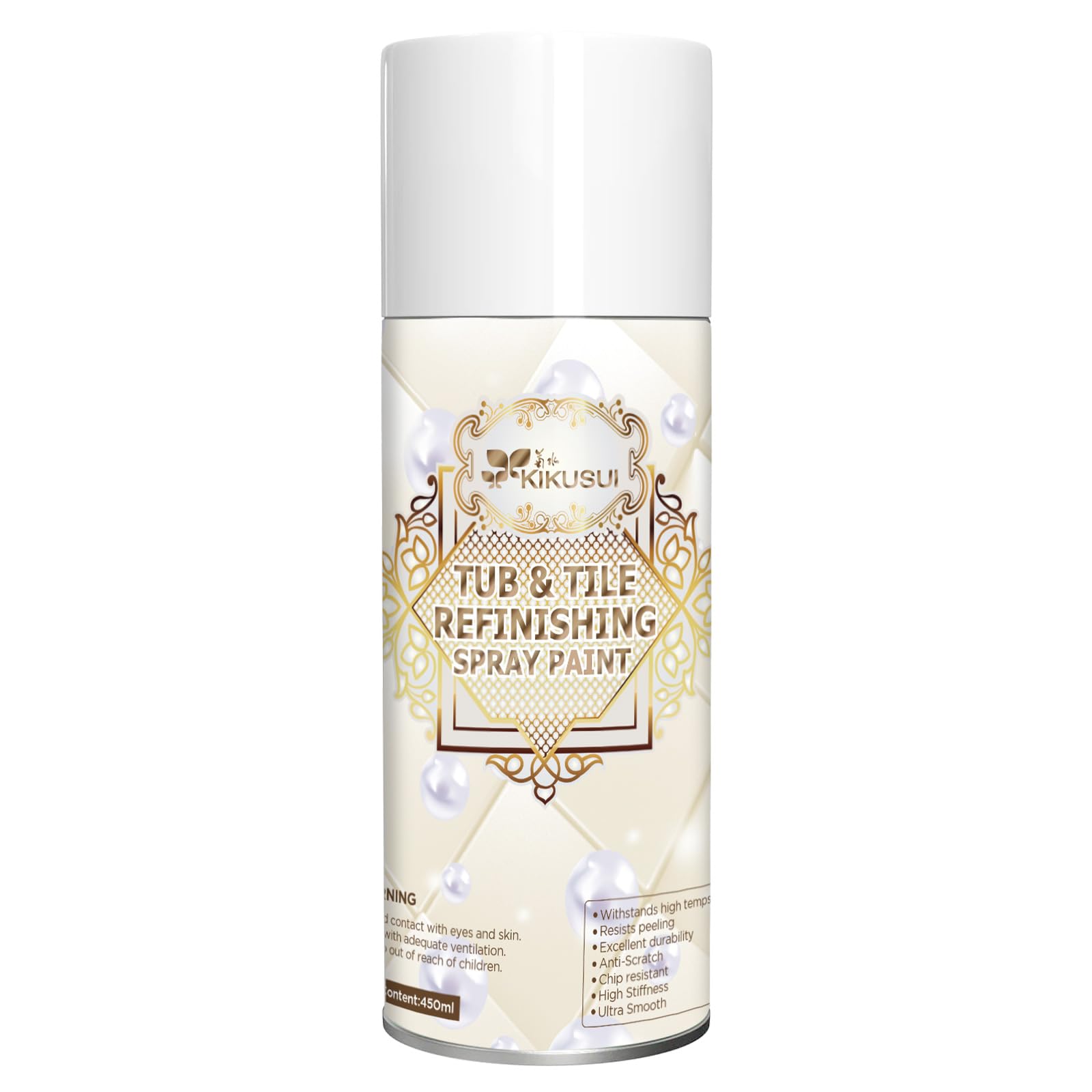 Tub and Tile Refinishing Spray Paint (White), 15oz(450ml), 15-20 sq ft ...