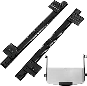 Keyboard Drawer Sliders Adjustable Guides - 1 Pair Height Shelf Total ...