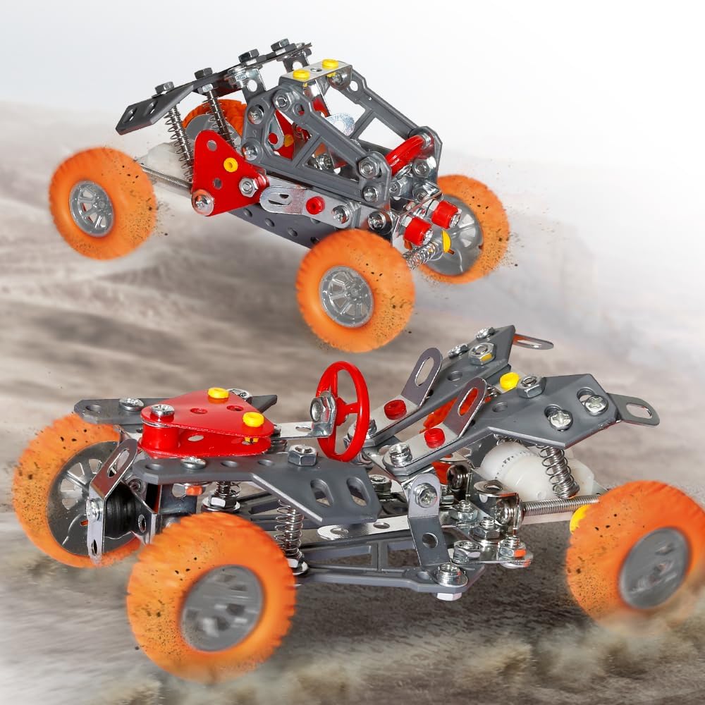 Building Toys Car Kits Model Set, 147 Pcs DIY Building STEM Projects ...