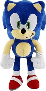 Amazon.com: Adenzai Blue Sonic Plush Toy Super Soft and Huggable ...