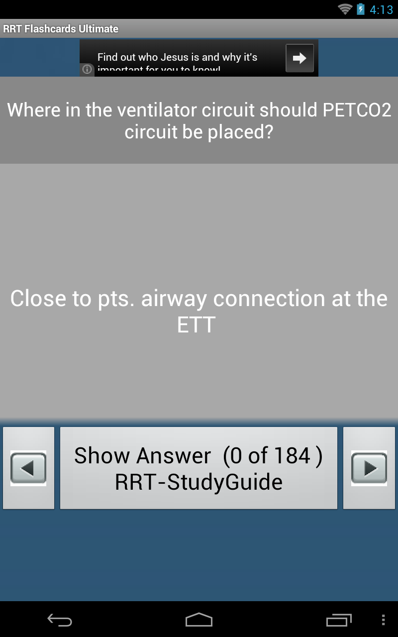 RRT Flashcards Ultimate - App on Amazon Appstore