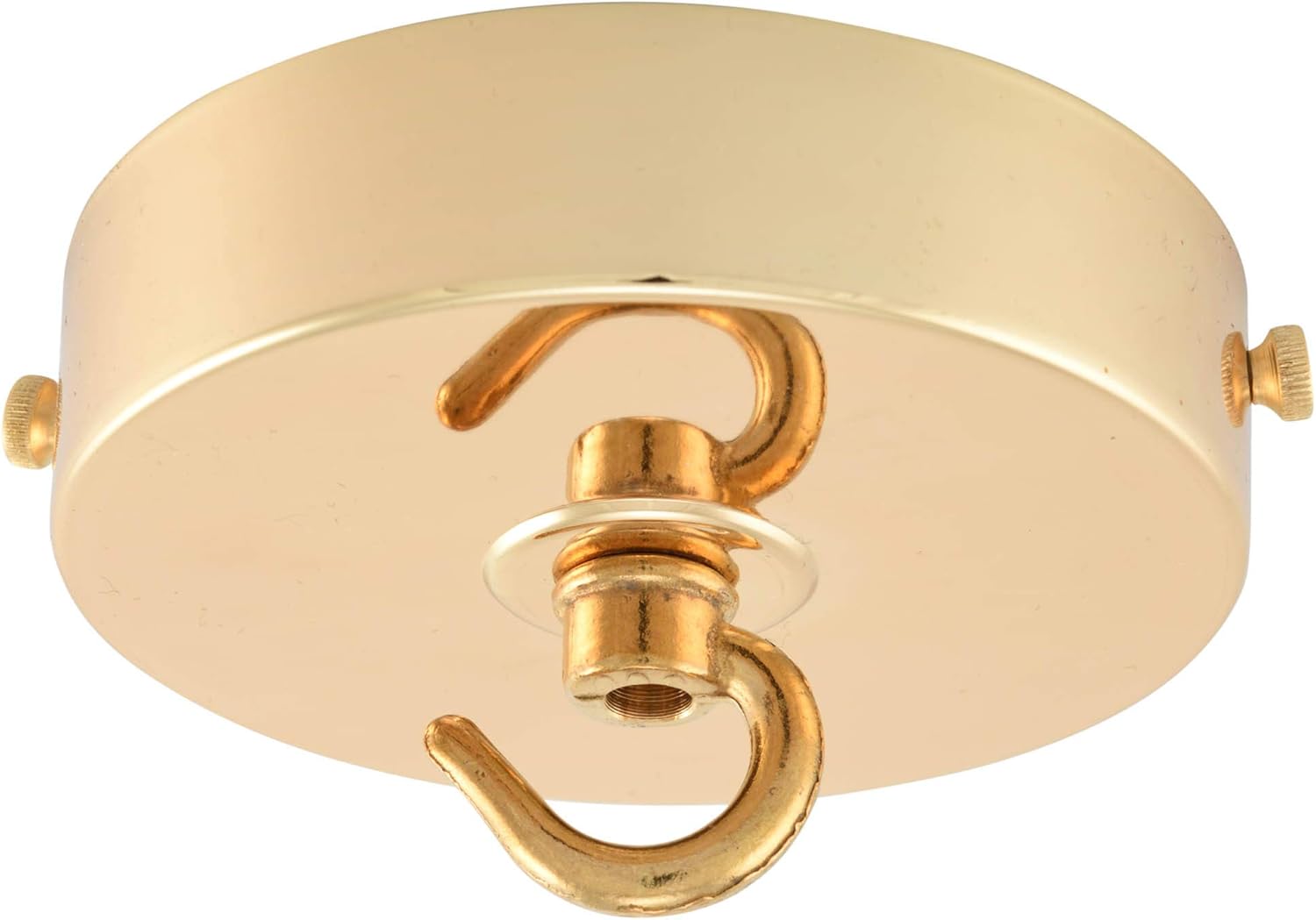 ElekTek 100mm Diameter Flat Top Ceiling Rose with Strap Bracket and ...