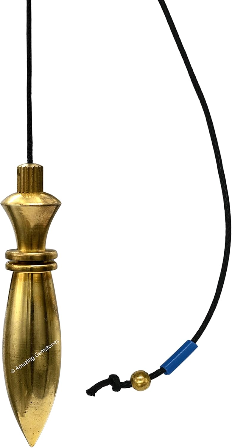 Amazon.com: Healing Metal Pendulums for Divination, Gold Karnak 2 Ring ...