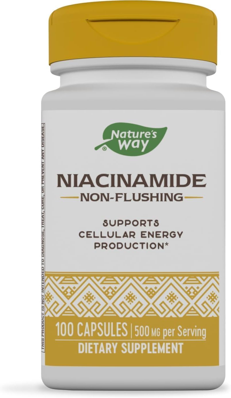 Amazon.com : Niacin 100mg 100 Capsules (Pack of 2) : Health & Household