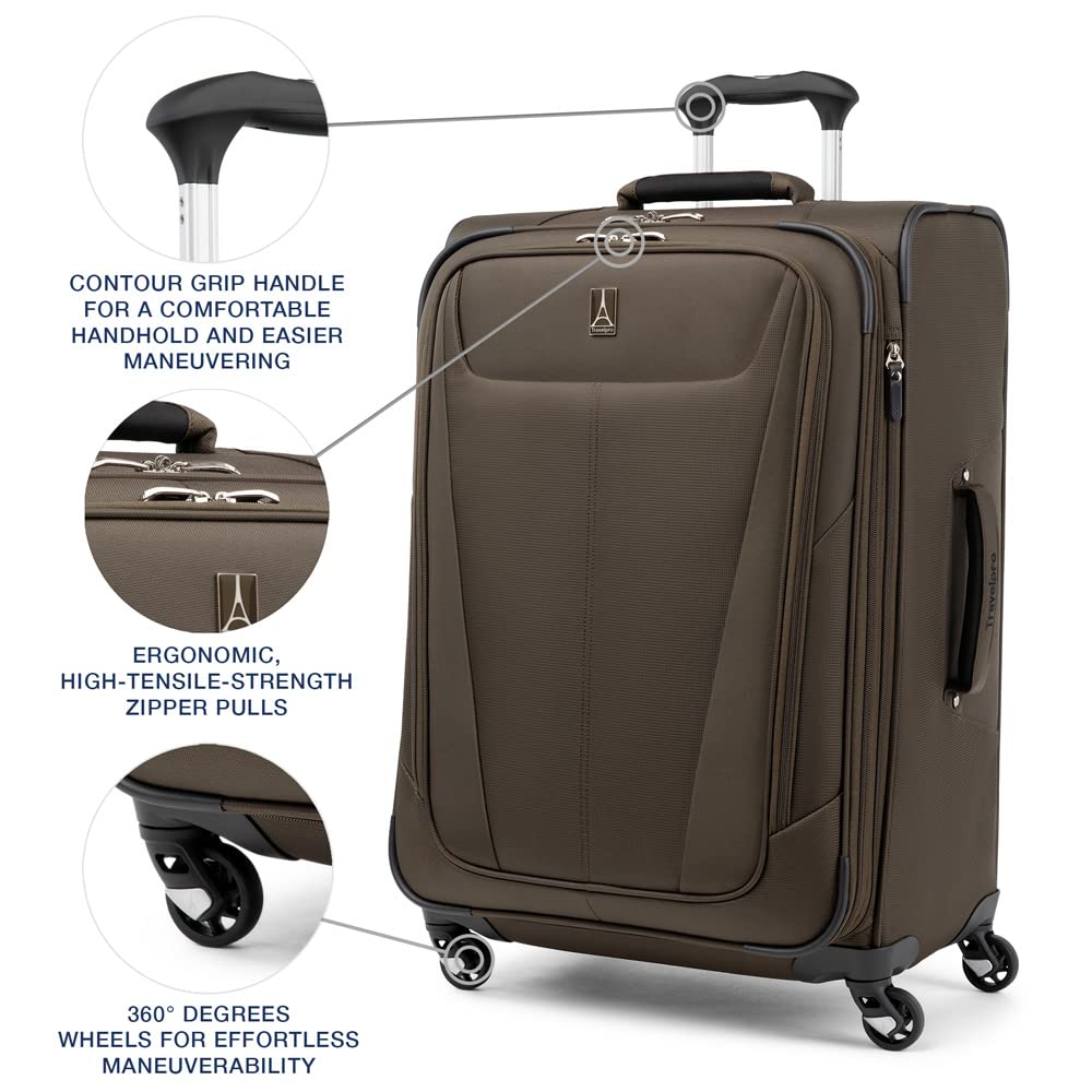 Snapklik.com : Travelpro Maxlite 5 Softside Expandable Checked Luggage