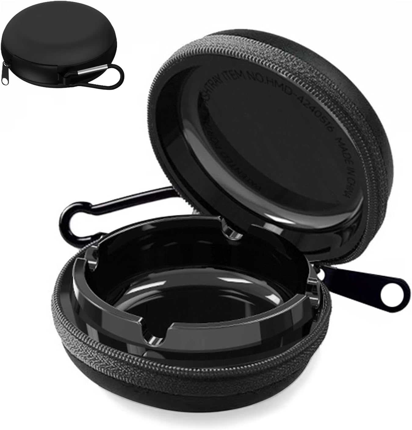 Amazon.com: CHUNCHE Portable Ashtray, Pocket Ashtray with Key Ring Odor ...