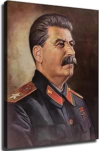 Amazon.com: VAKUUM Joseph Stalin Portrait Canvas Art Poster Picture HD ...