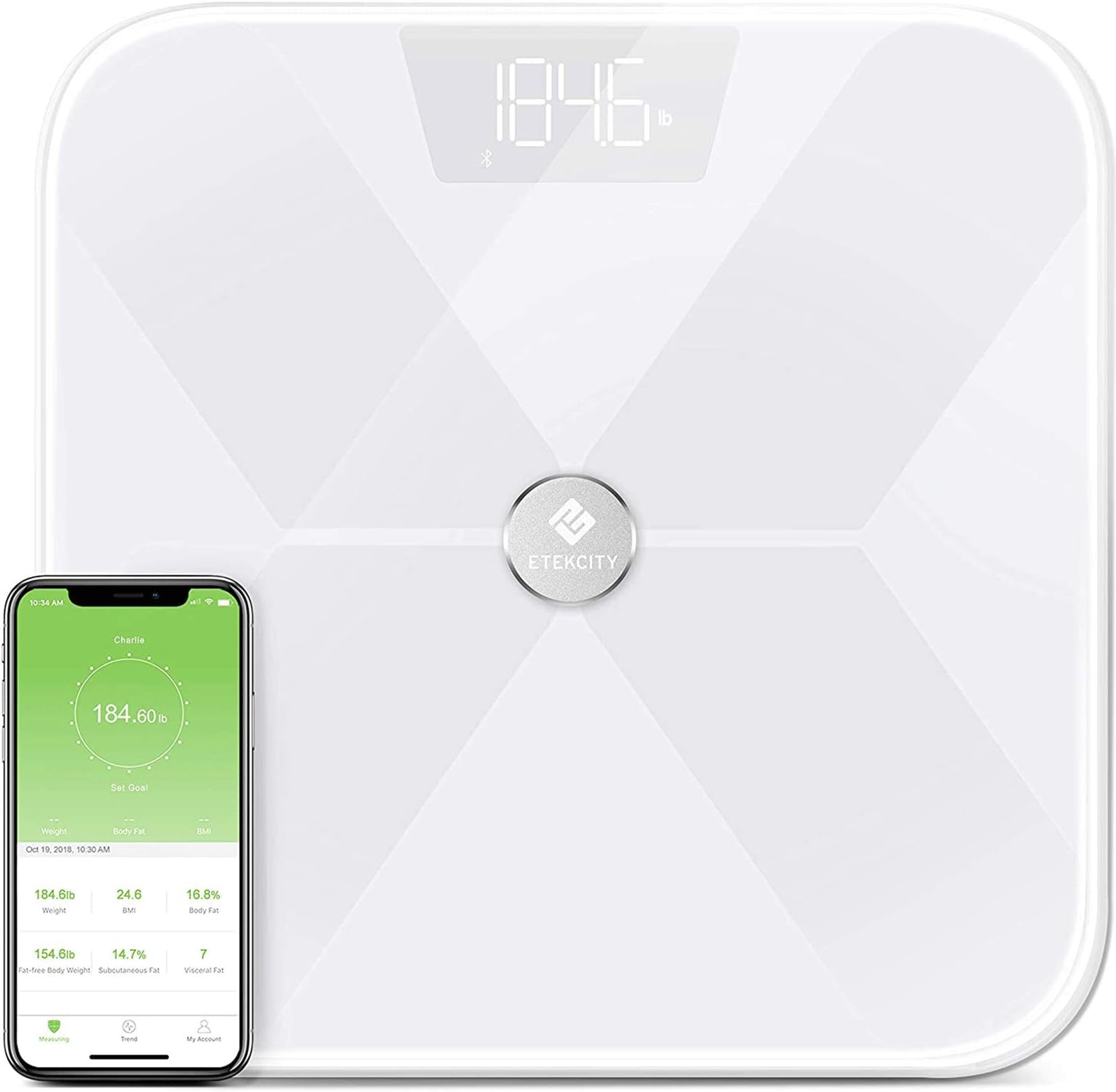Amazon.com: Etekcity Smart Digital Bathroom Weight Scale, Scales for ...