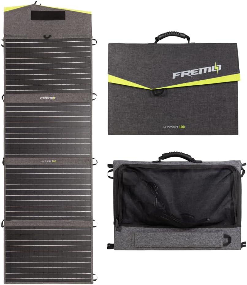 Amazon.com : Fremo Hyper100 100W Portable Universal Solar Panel ...
