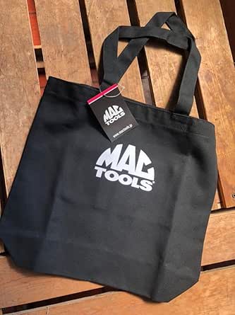 Amazon.co.jp: mactoolsマックツール オリジナルトートバッグ エコバッグ ブラック : DIY・工具・ガーデン