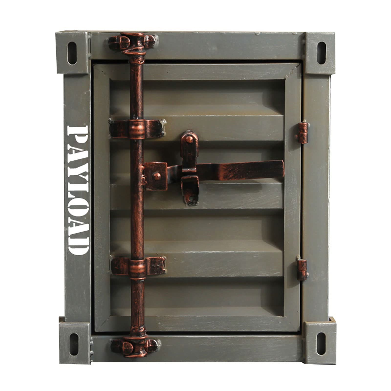 ZHAOYONGLI-End Tables Side Table Industrial Wind Locker Wrought Iron ...